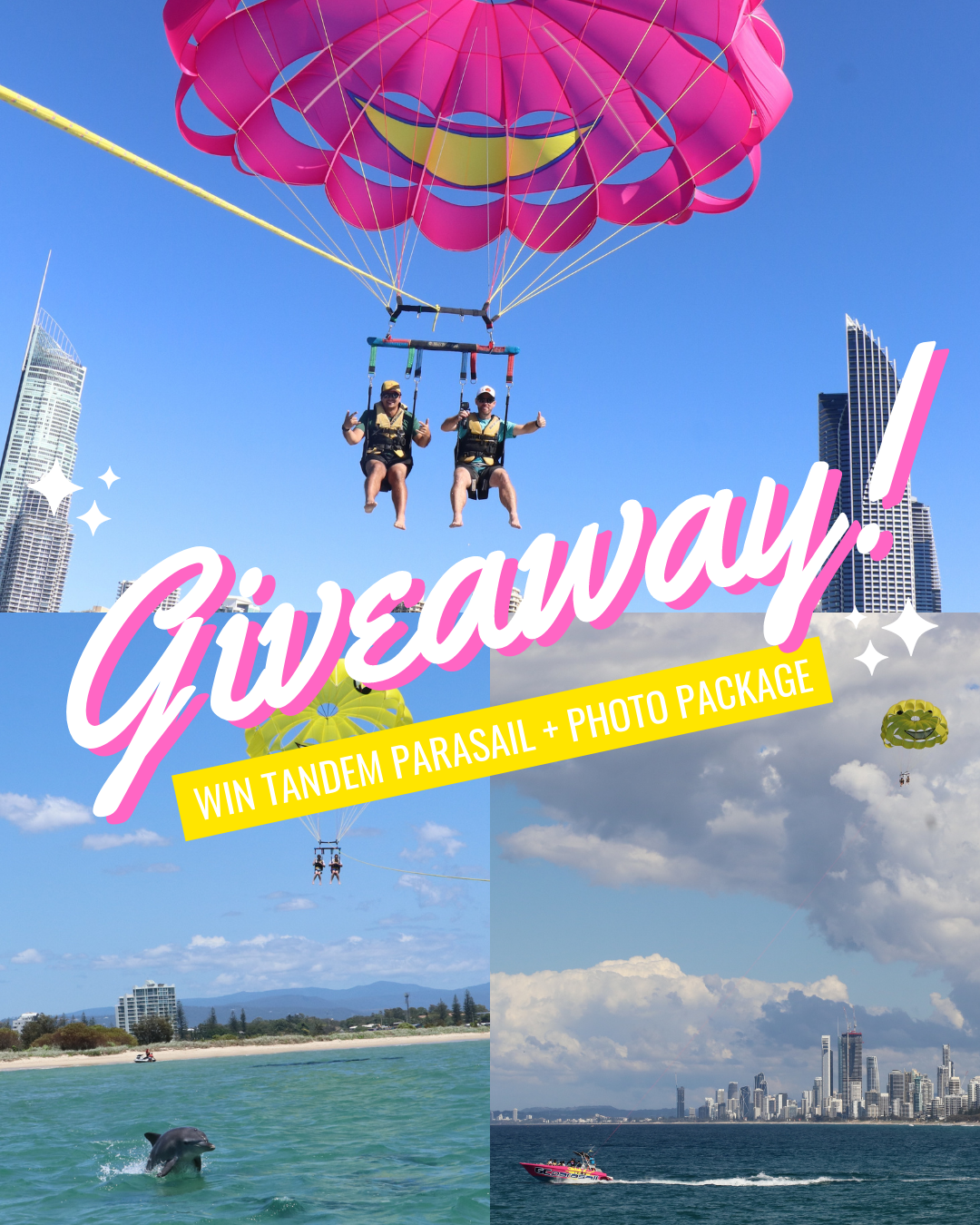 WIN! $200 Tandem Parasail + Photo Package