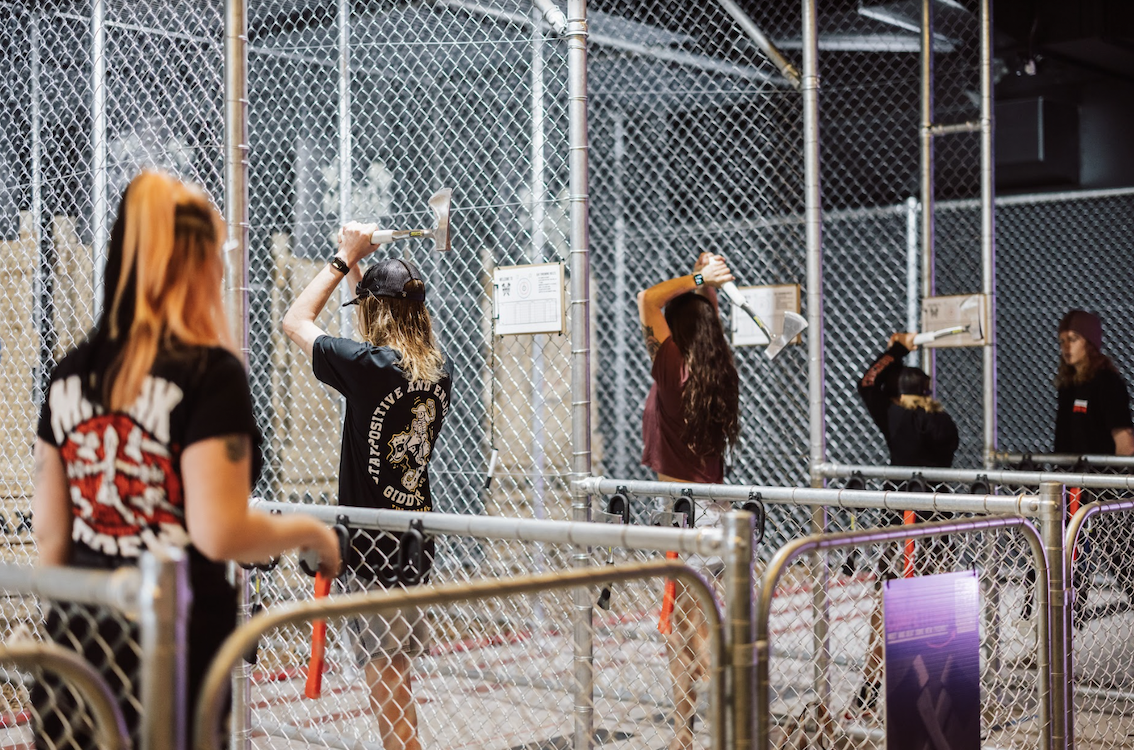 MANIAX - the ultimate axe-throwing experience in Surfers Paradise